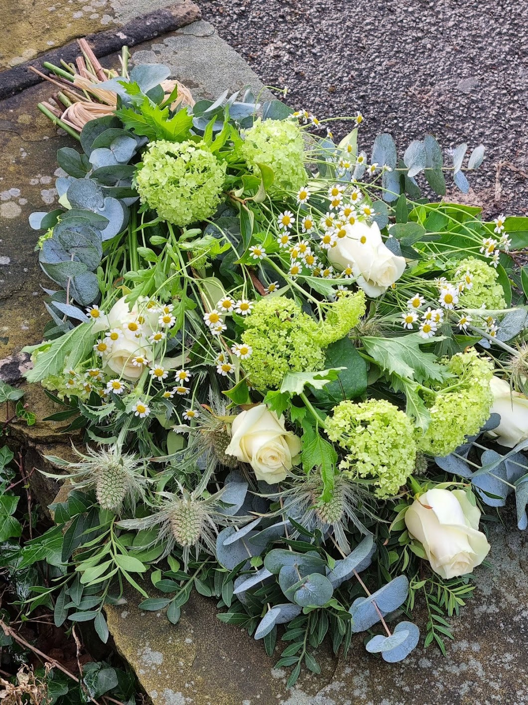 Funeral or sympathy sheaf | Spring Wood Flowers