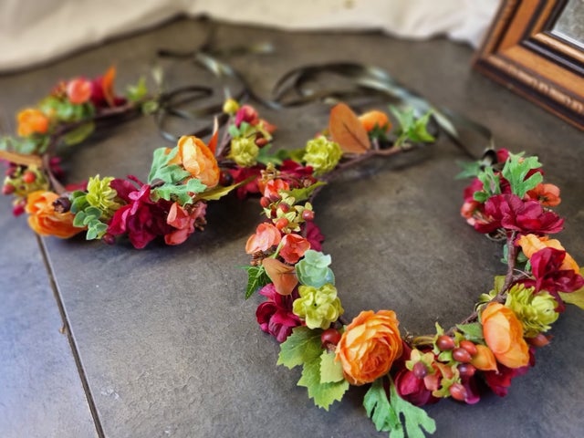 Silk flowers for flower crowns store