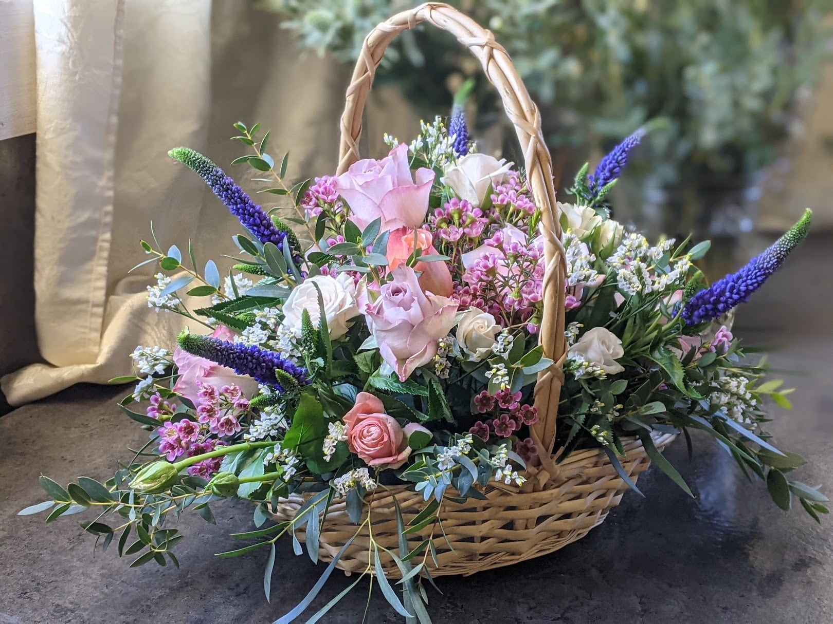 Fresh Flower Gift Basket